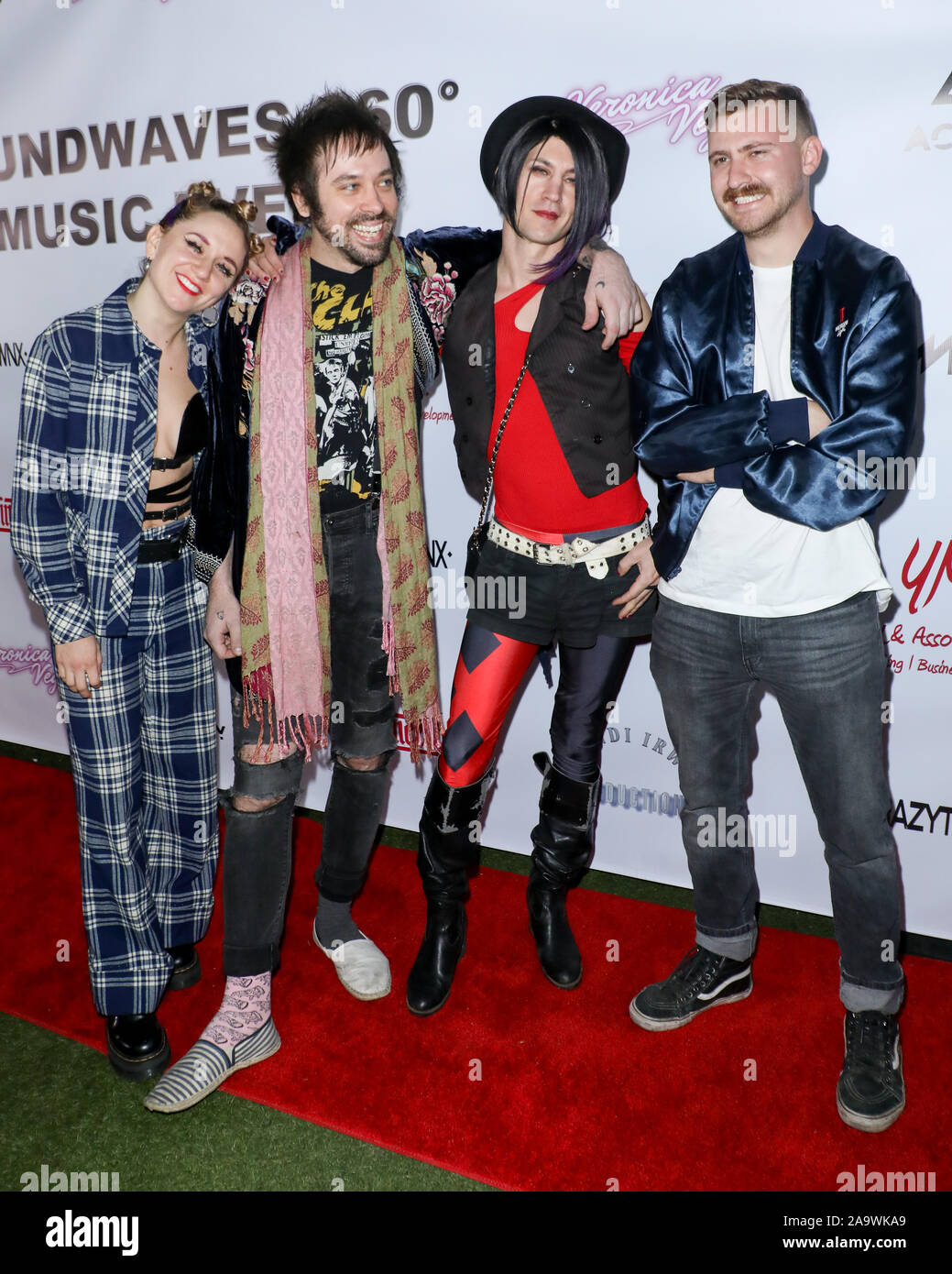 Los Angeles, California, USA. 14th November, 2019.The Rosè band ...