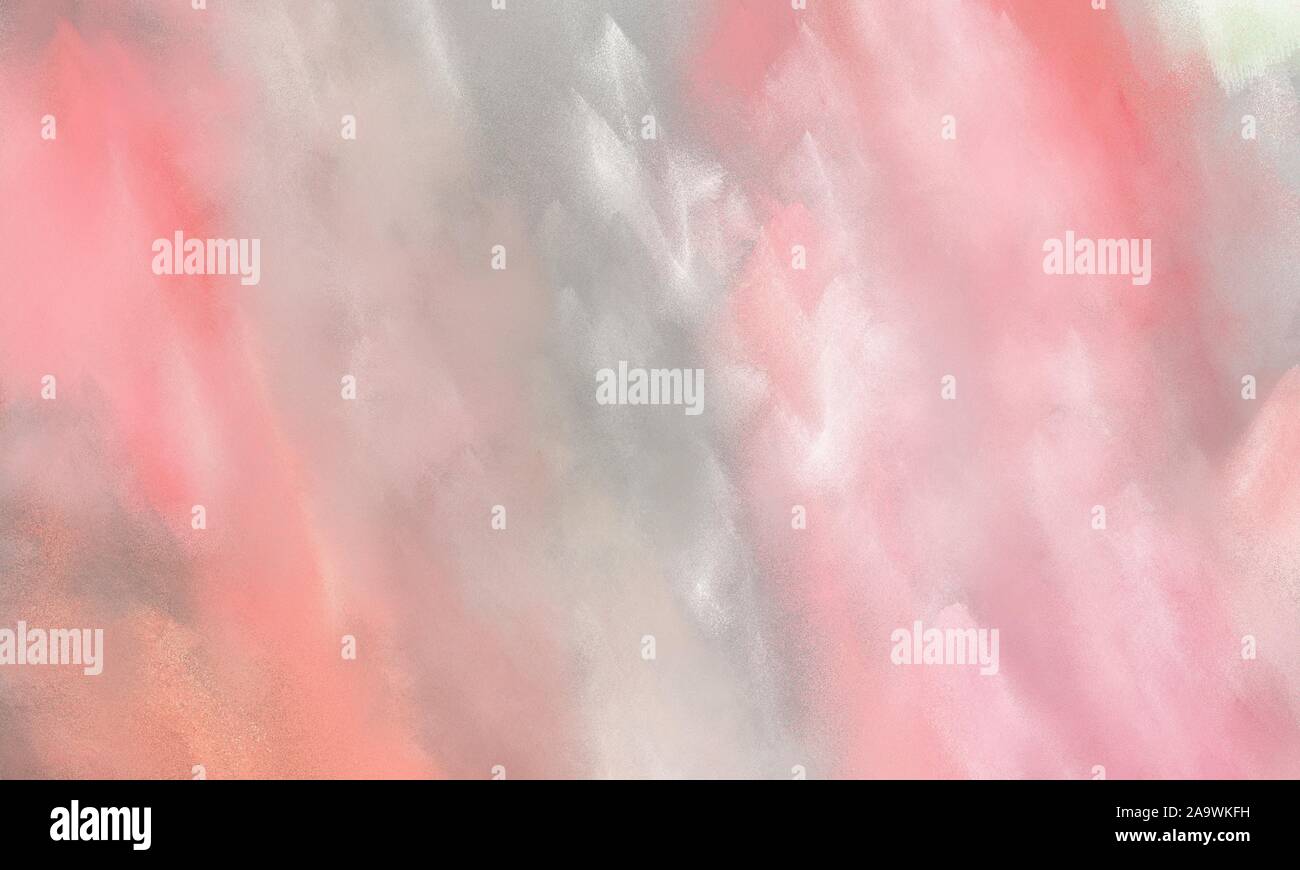 fine brush painted background with baby pink, dark salmon and misty ...