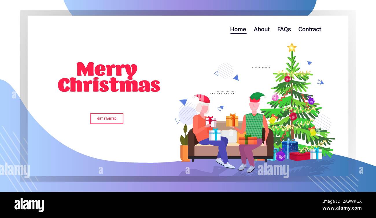 Senior man gift card Stock Vector Images - Alamy