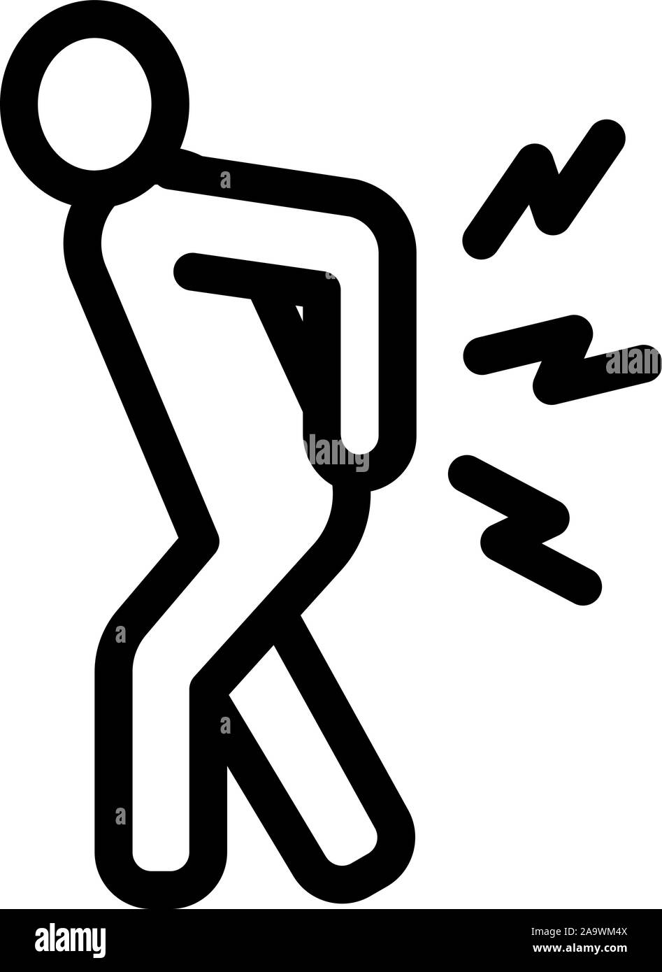 Arthritis Icon Vector Outline Illustration Stock Vector Image & Art - Alamy