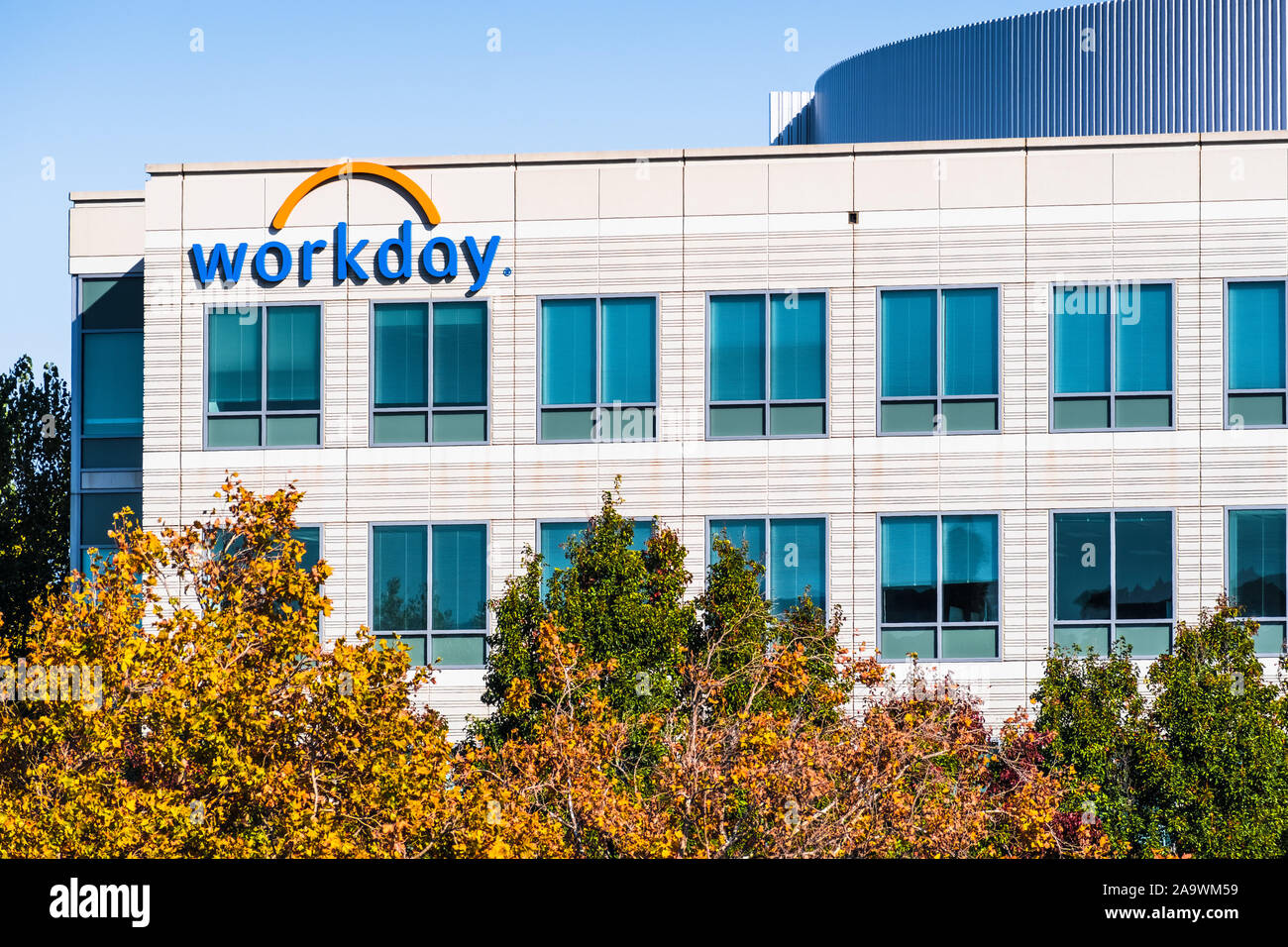 Nov 15, 2019 Pleasanton / CA / USA - Workday headquarters in Silicon ...