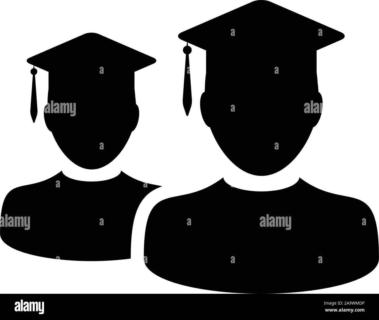 Study icon vector male group of students person profile avatar with ...