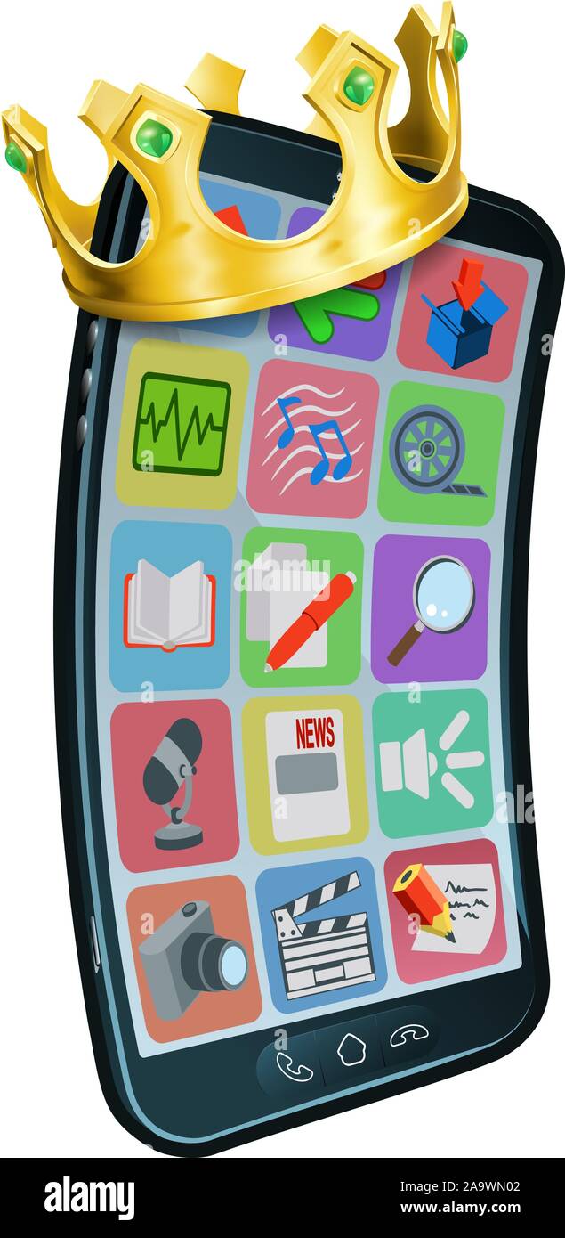 Crown mascot Cut Out Stock Images & Pictures - Alamy