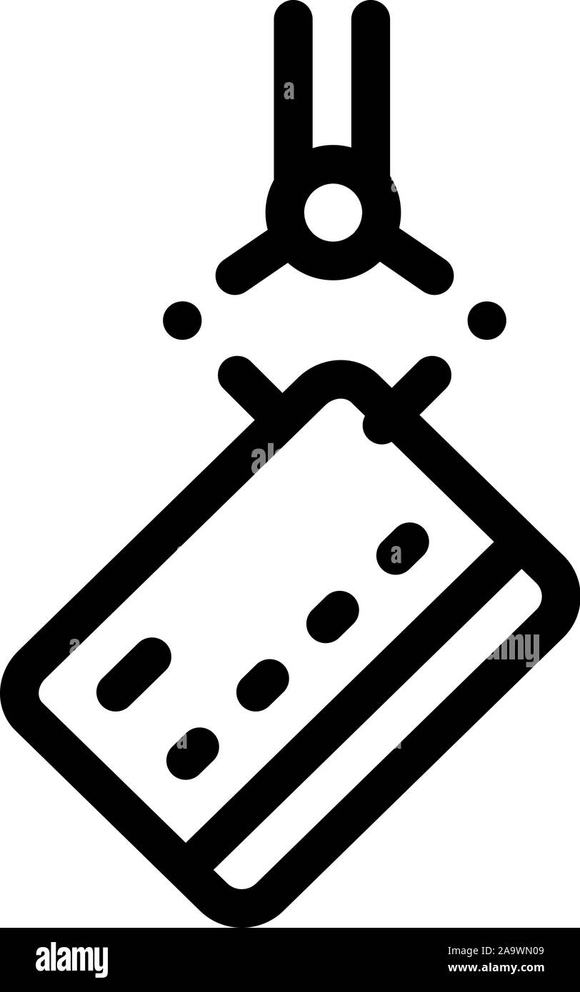 Credit Card Theft Icon Vector Outline Illustration Stock Vector Image ...