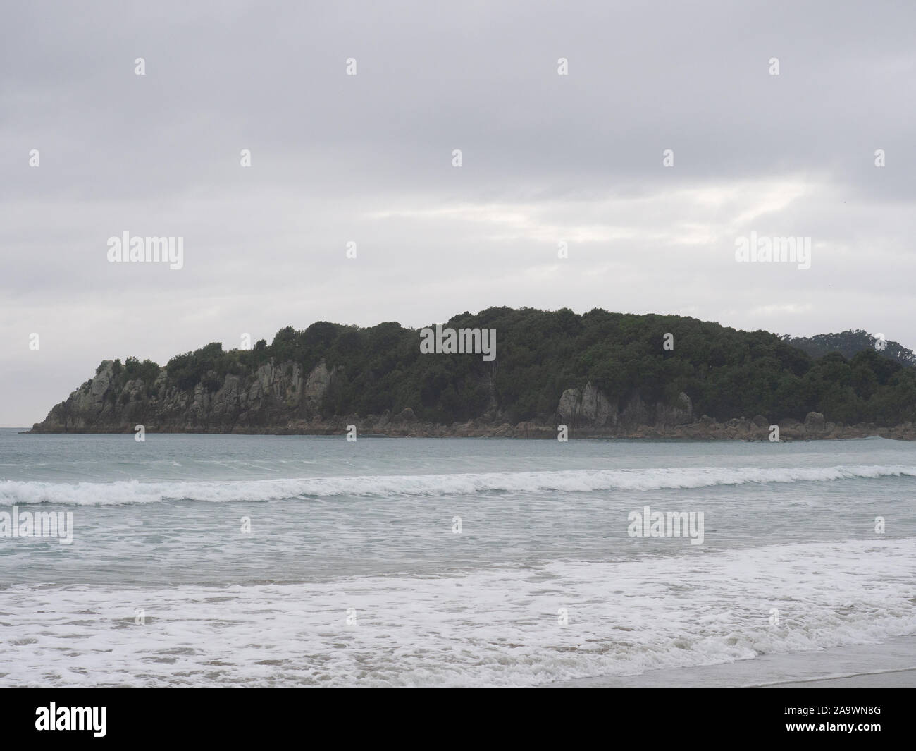 Moturiki Island Mt Maunganui Stock Photo - Alamy