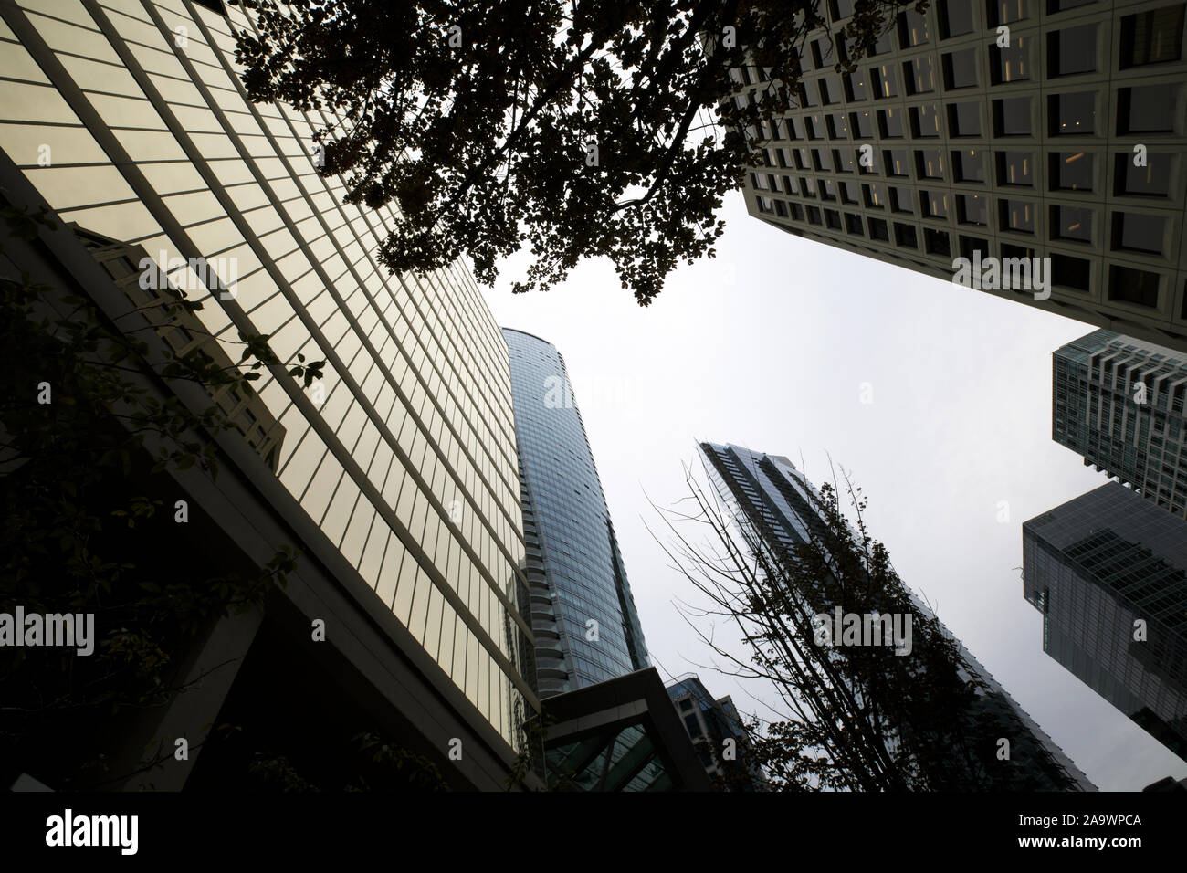 Vancouver building view, Vancouver, America Stock Photo - Alamy