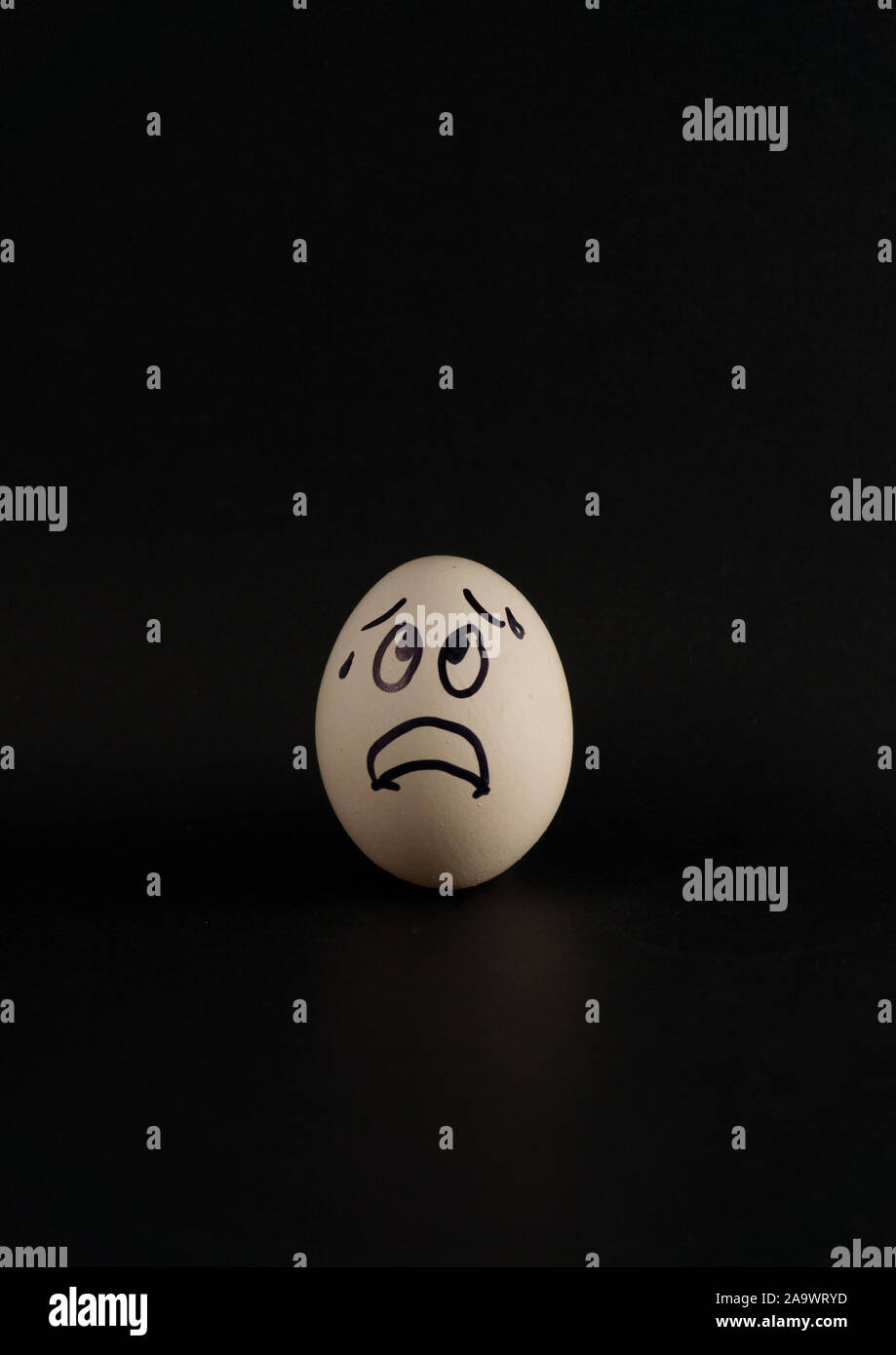 Scared egg hi-res stock photography and images - Alamy