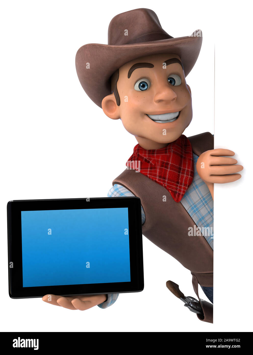 Computer cowboy Cut Out Stock Images & Pictures - Alamy