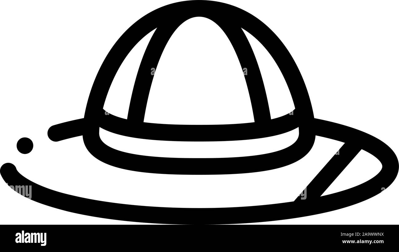 Hat Icon Vector Outline Illustration Stock Vector Image & Art - Alamy