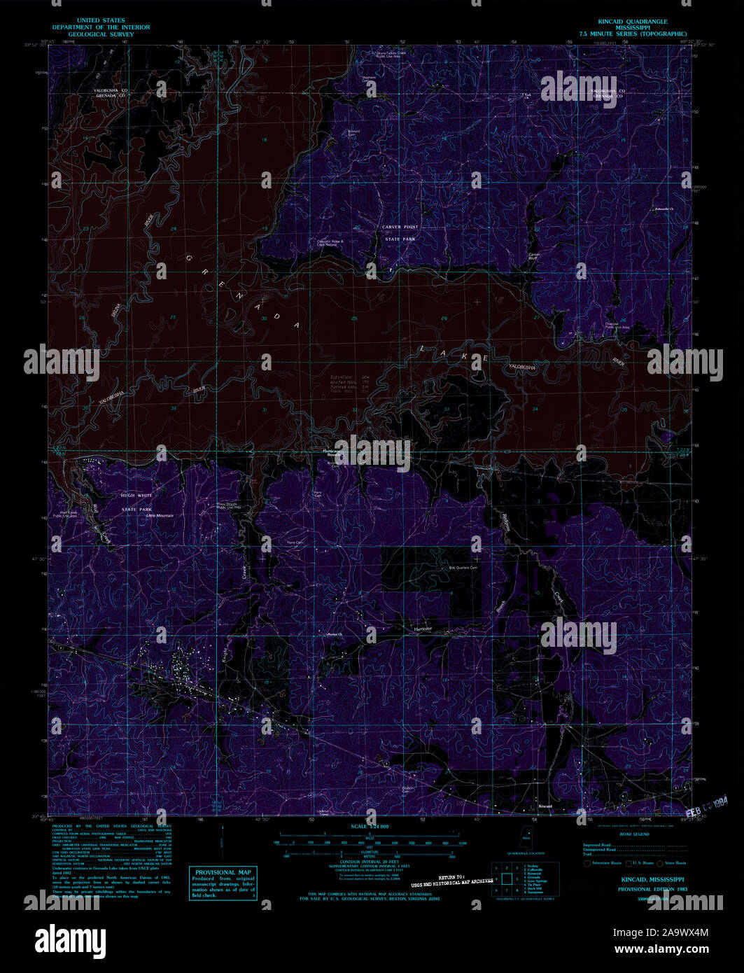Map of kincaid hi-res stock photography and images - Alamy