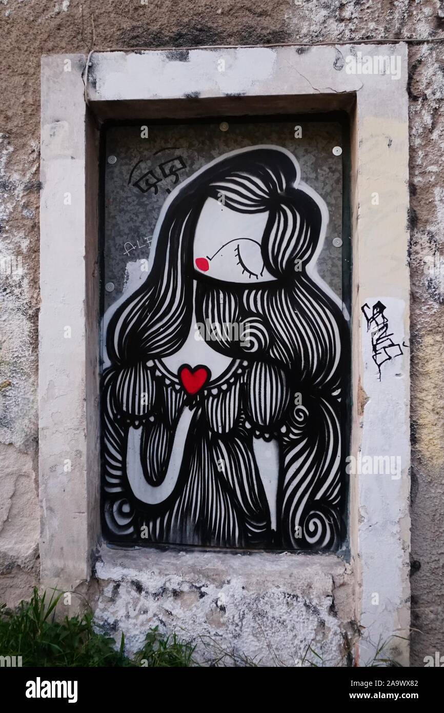 Street art in Athens, Greece Stock Photo - Alamy