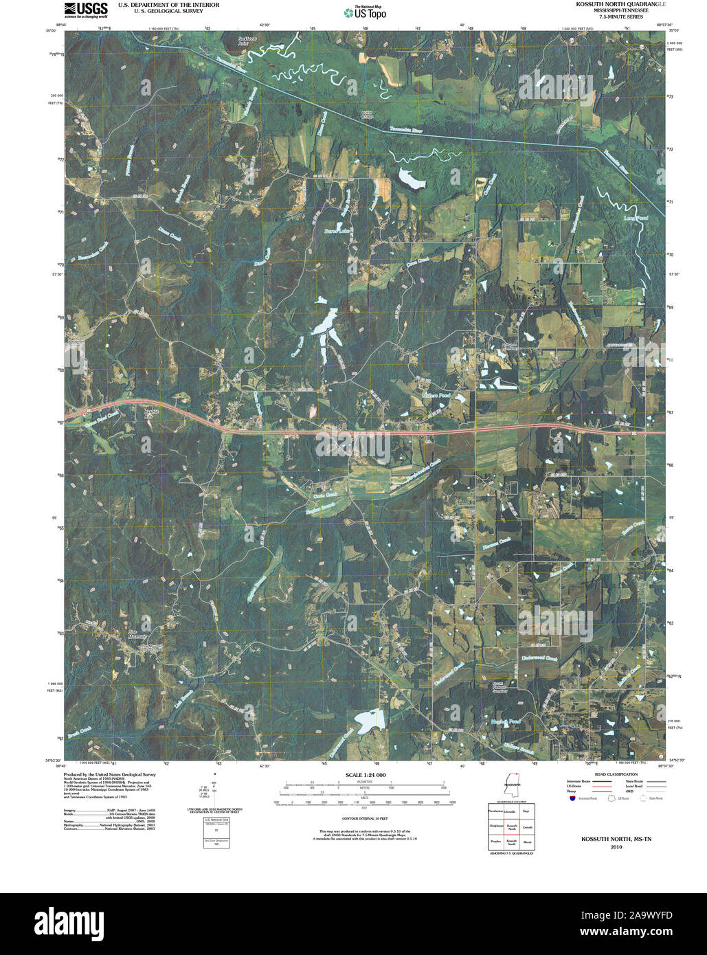Map of kossuth hi-res stock photography and images - Alamy