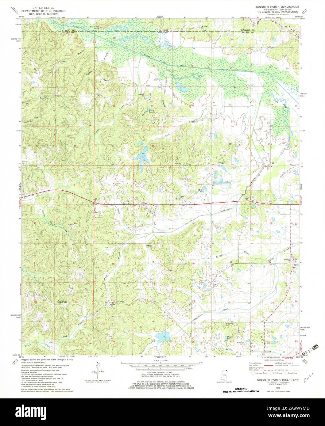Map of kossuth hi-res stock photography and images - Alamy