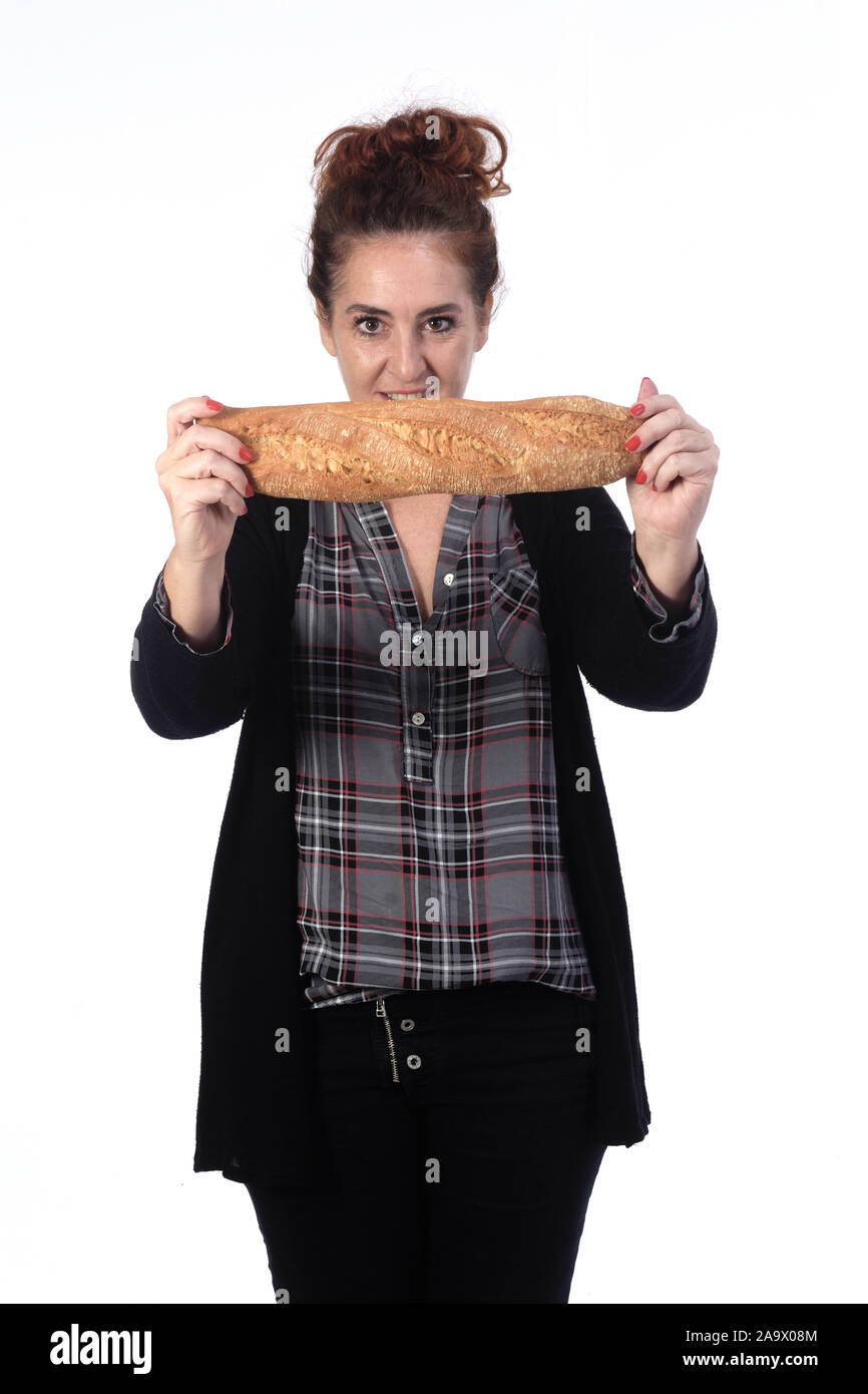 Lips and bread hi-res stock photography and images - Alamy