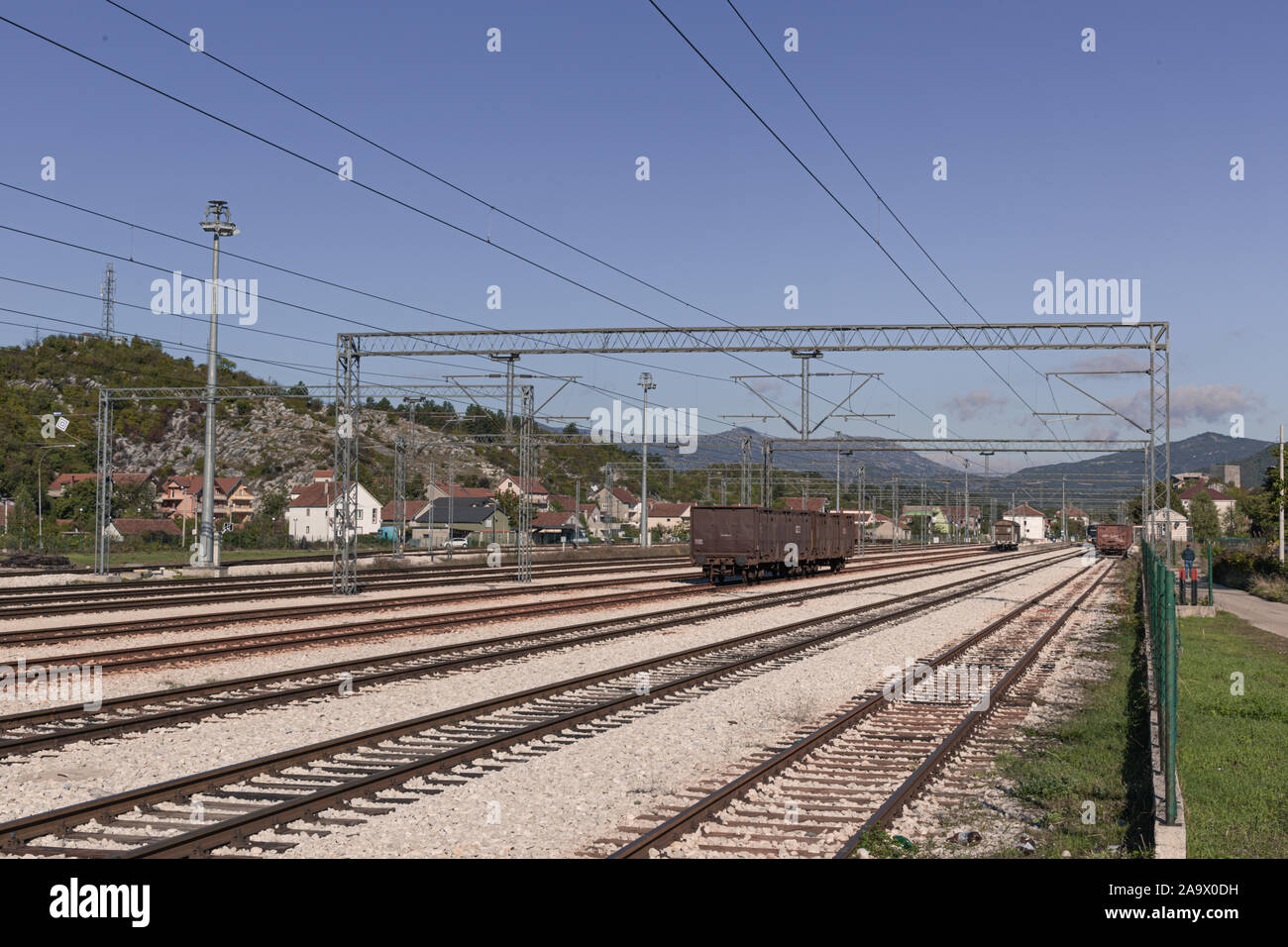 Old rusty rails hi-res stock photography and images - Alamy
