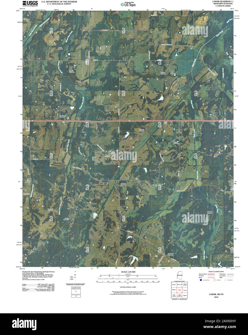 Map of lamar Cut Out Stock Images & Pictures - Alamy