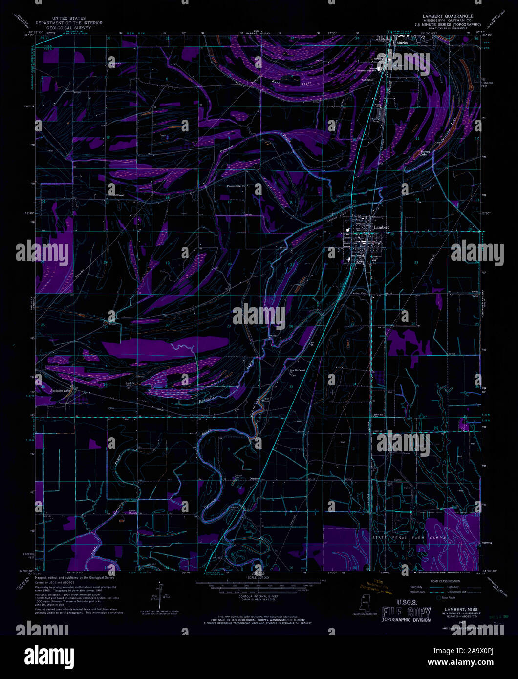 Lambert mississippi map hi-res stock photography and images - Alamy