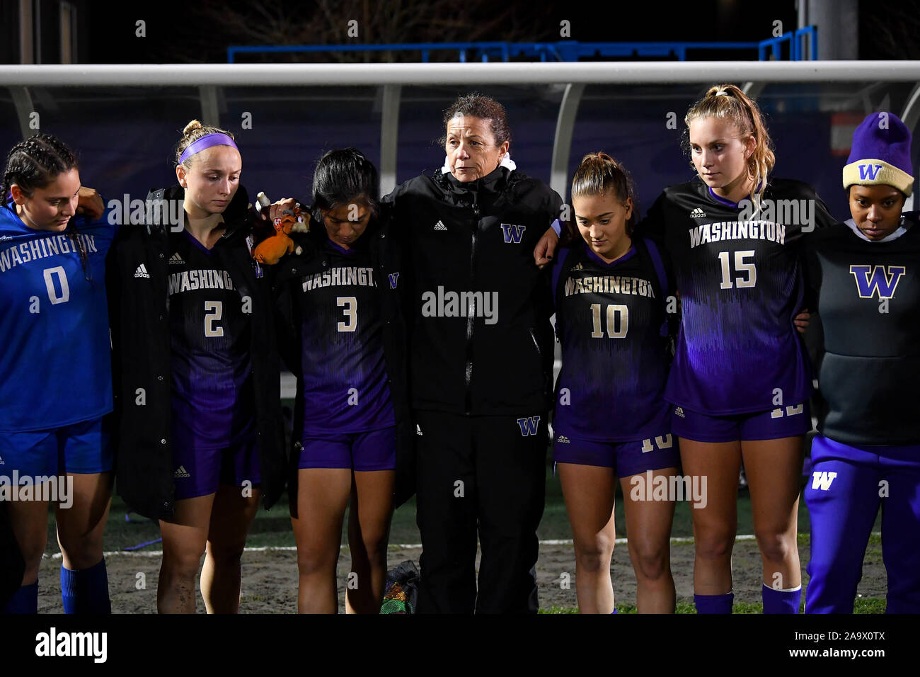 Seattle, United States. 16th Nov, 2019. Washington Huskies head coach ...