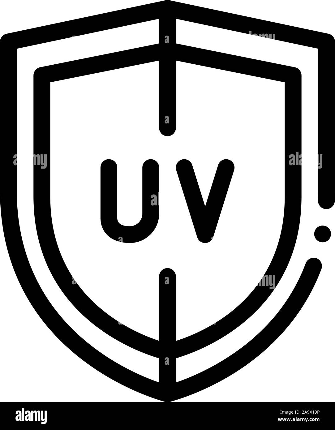 UV Protection Icon Vector Outline Illustration Stock Vector Image & Art ...