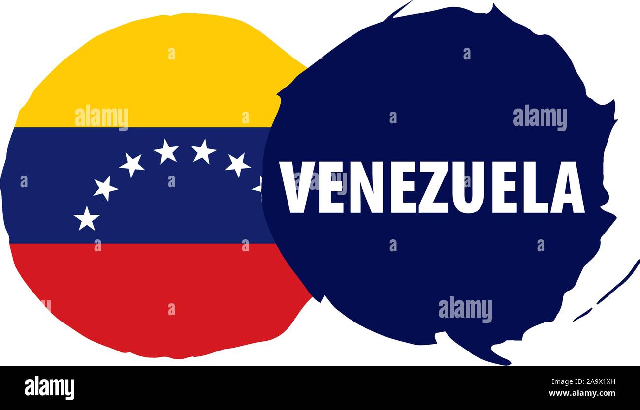 Venezuela flag, vector illustration on a white background Stock Vector ...