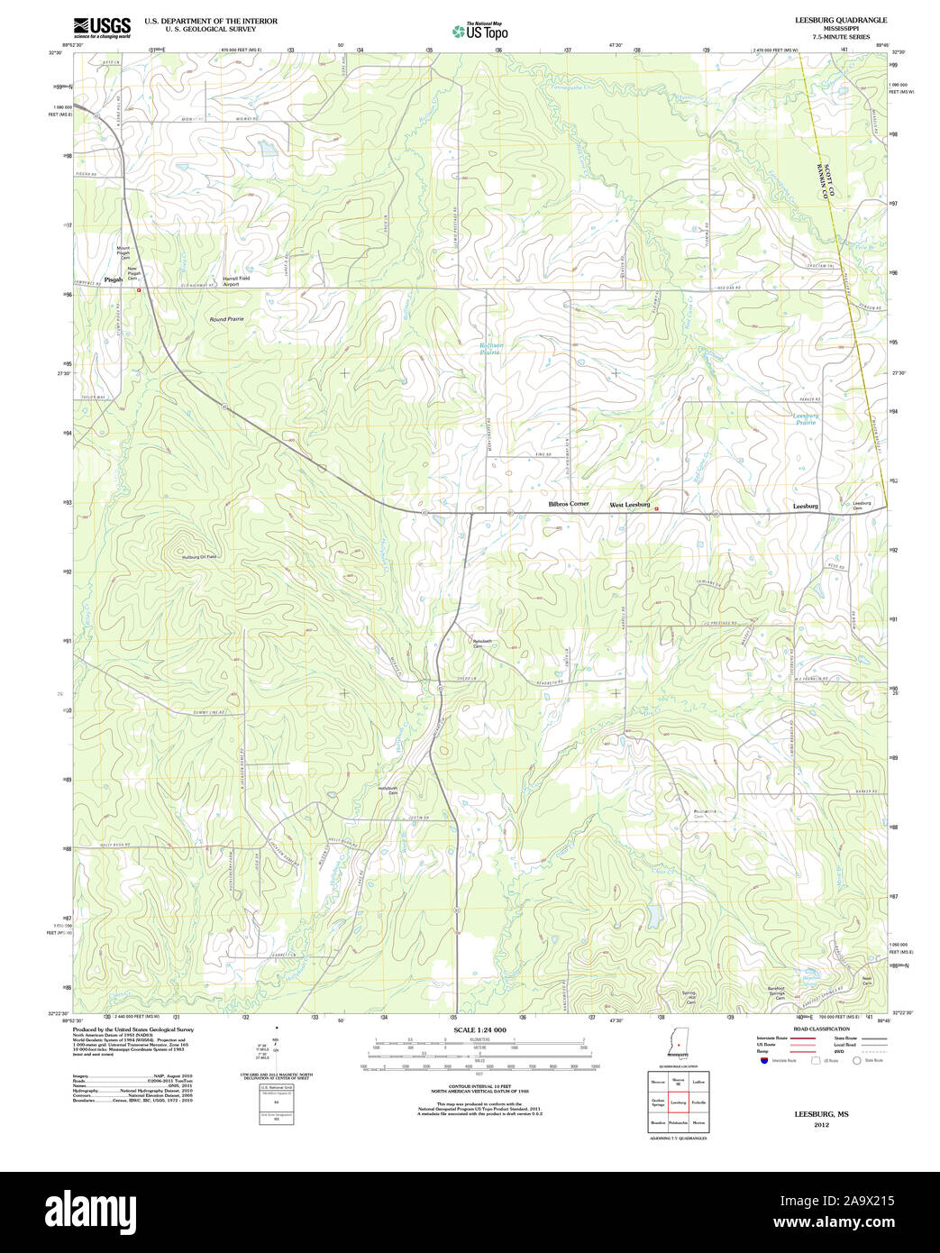 Map of leesburg Cut Out Stock Images & Pictures - Alamy