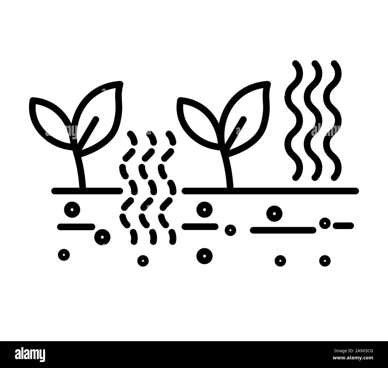 Clay Soil Stock Vector Images - Alamy