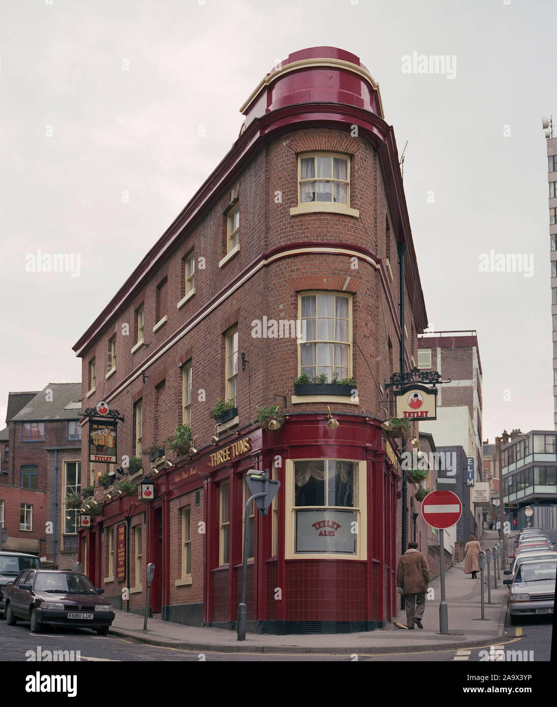 1988 Sheffield Street Scenes, South Yorkshire, Northern England, UK ...