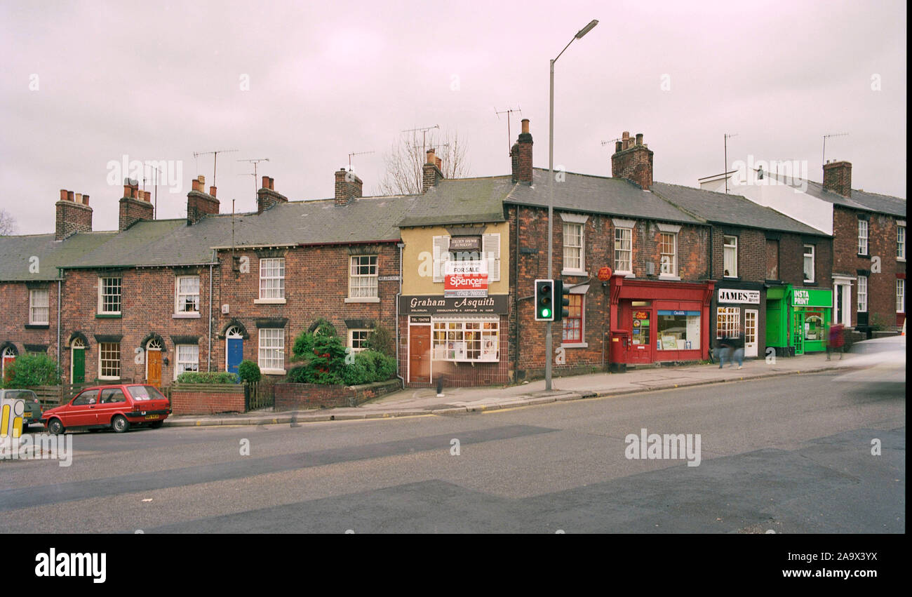 1988 Sheffield Street Scenes, South Yorkshire, Northern England, UK ...