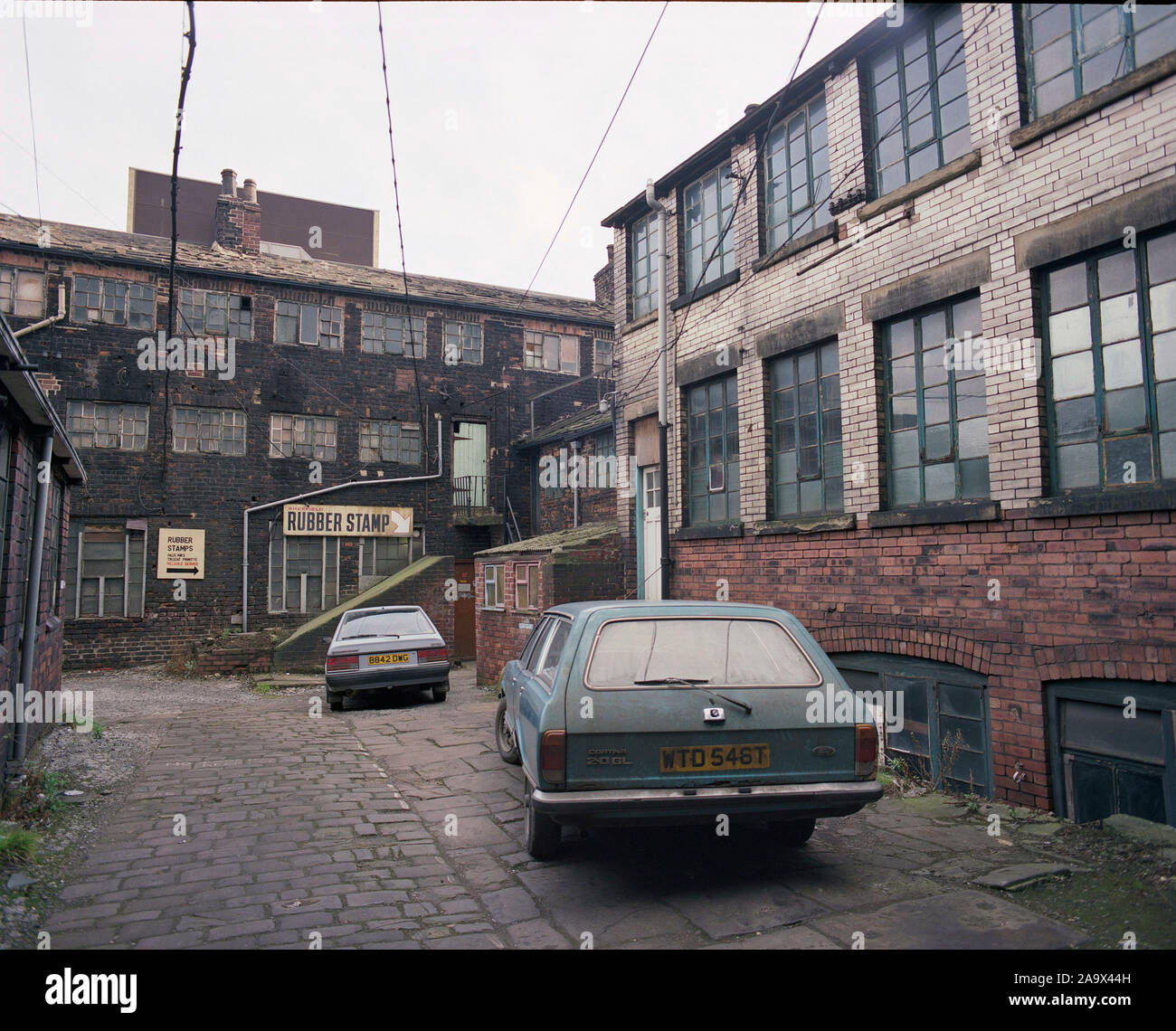 1988 Sheffield Street Scenes, South Yorkshire, Northern England, UK ...
