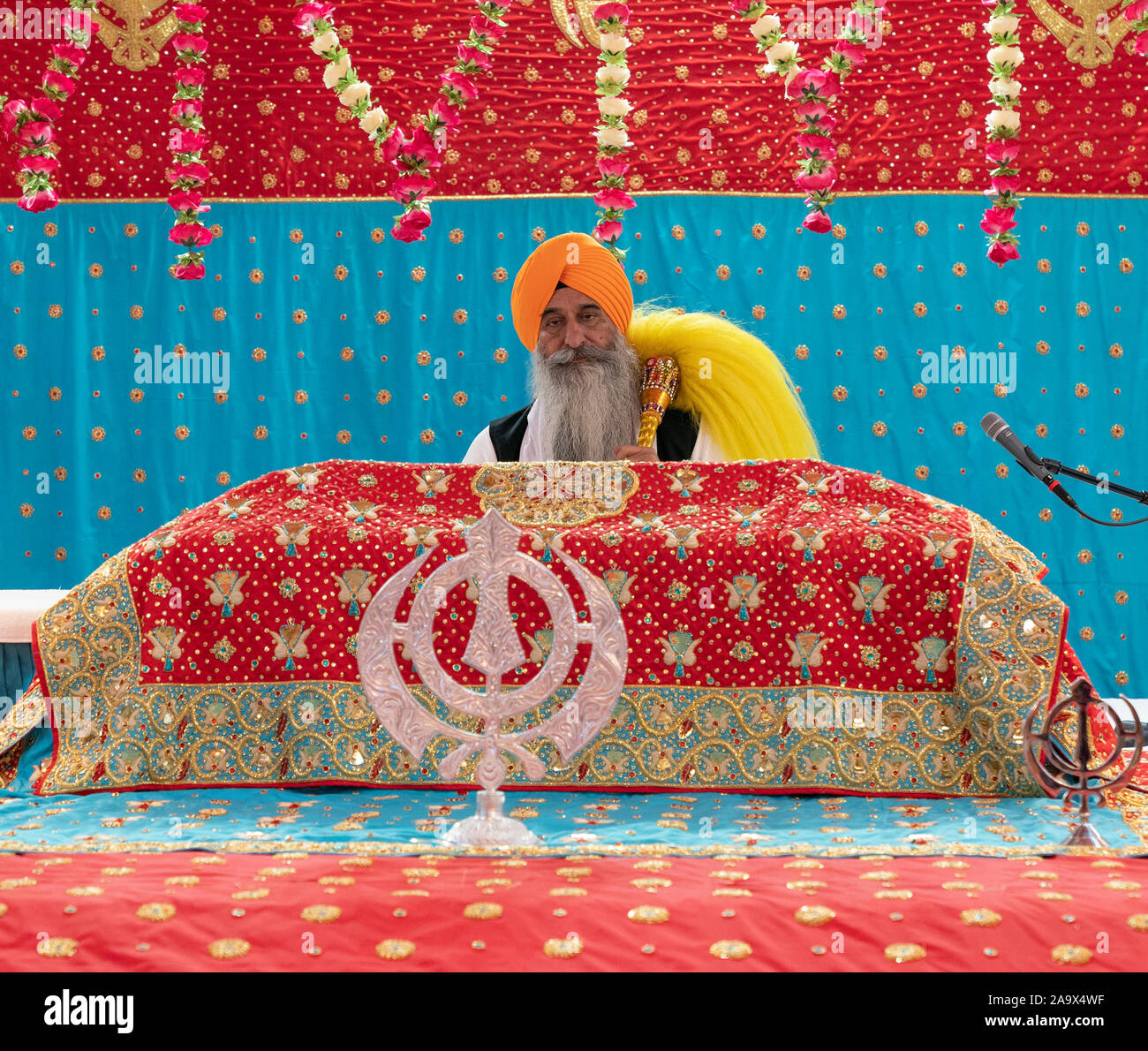 New York, United States. 17th Nov, 2019. Priest Sawak Singh attends ...