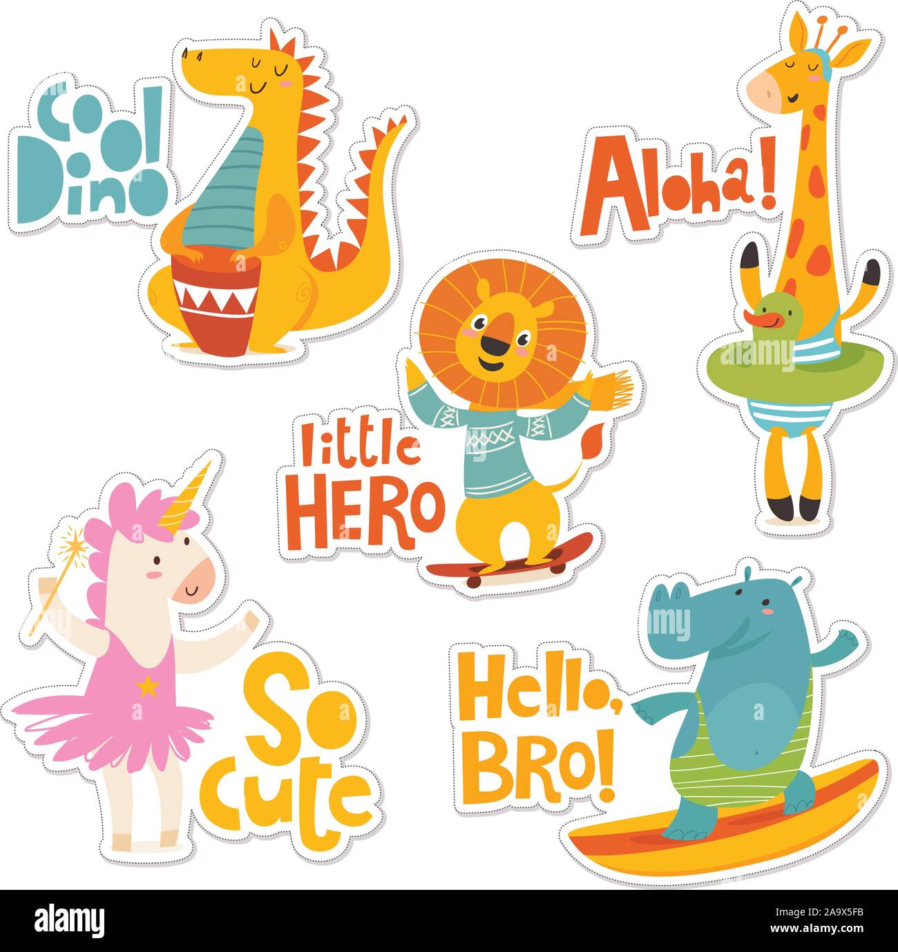 Cool stickers hi-res stock photography and images - Alamy