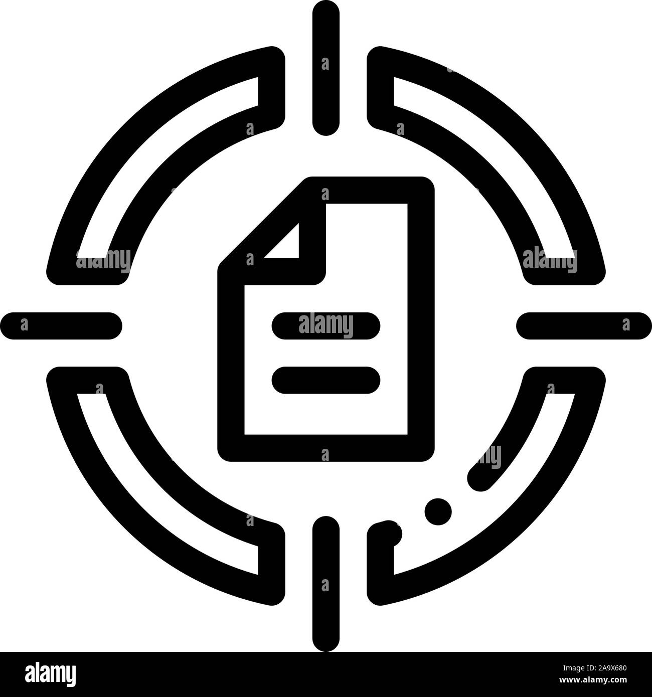 New goal contract icon Cut Out Stock Images & Pictures - Alamy