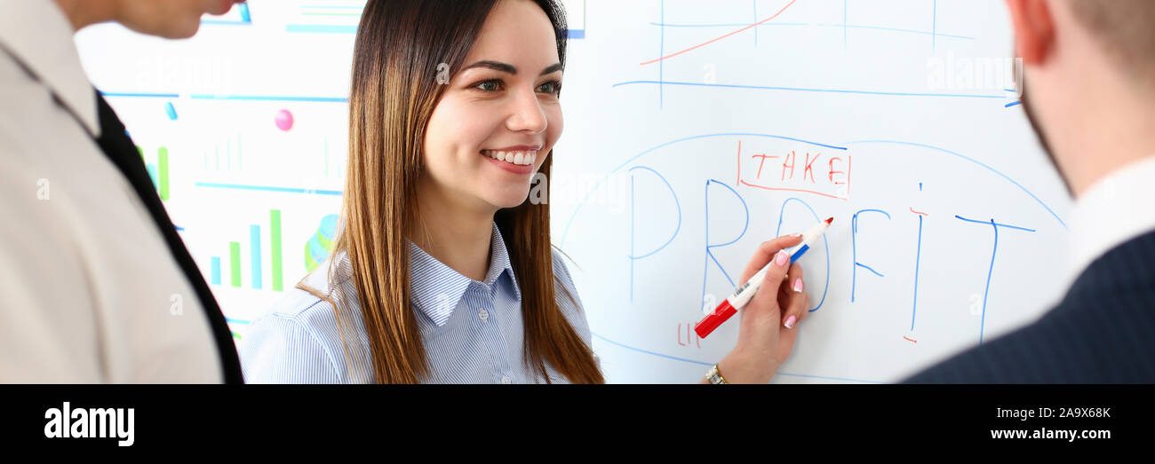 Smart lady in office Stock Photo - Alamy