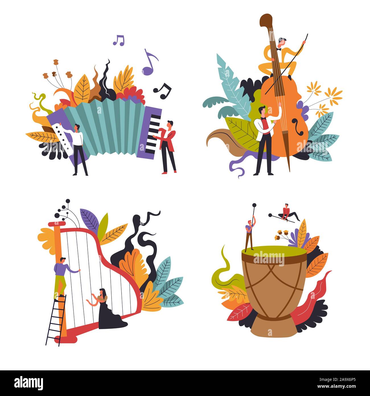 Harmonic player Stock Vector Images - Alamy