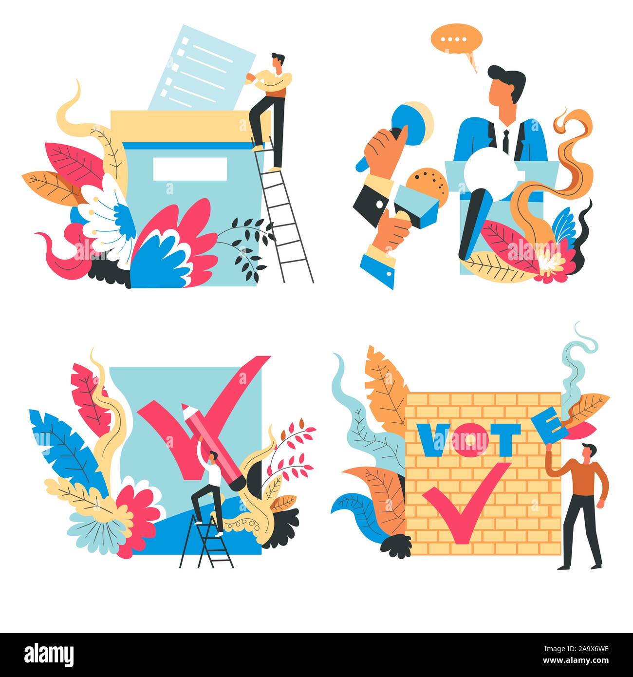 Policy politician vote ballot Stock Vector Images - Alamy