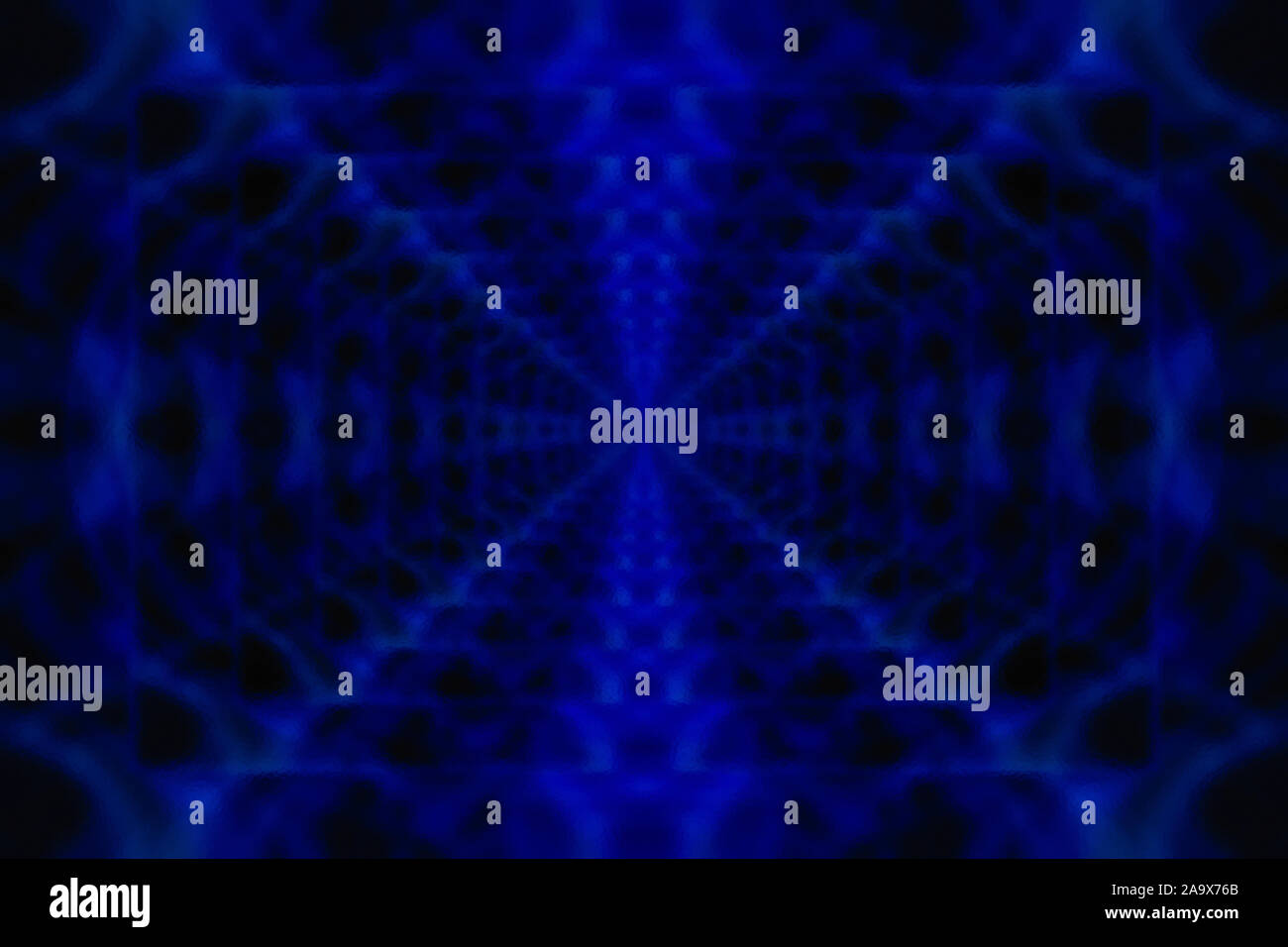 Dark blue abstract tunnel background with glass texture, design pattern ...