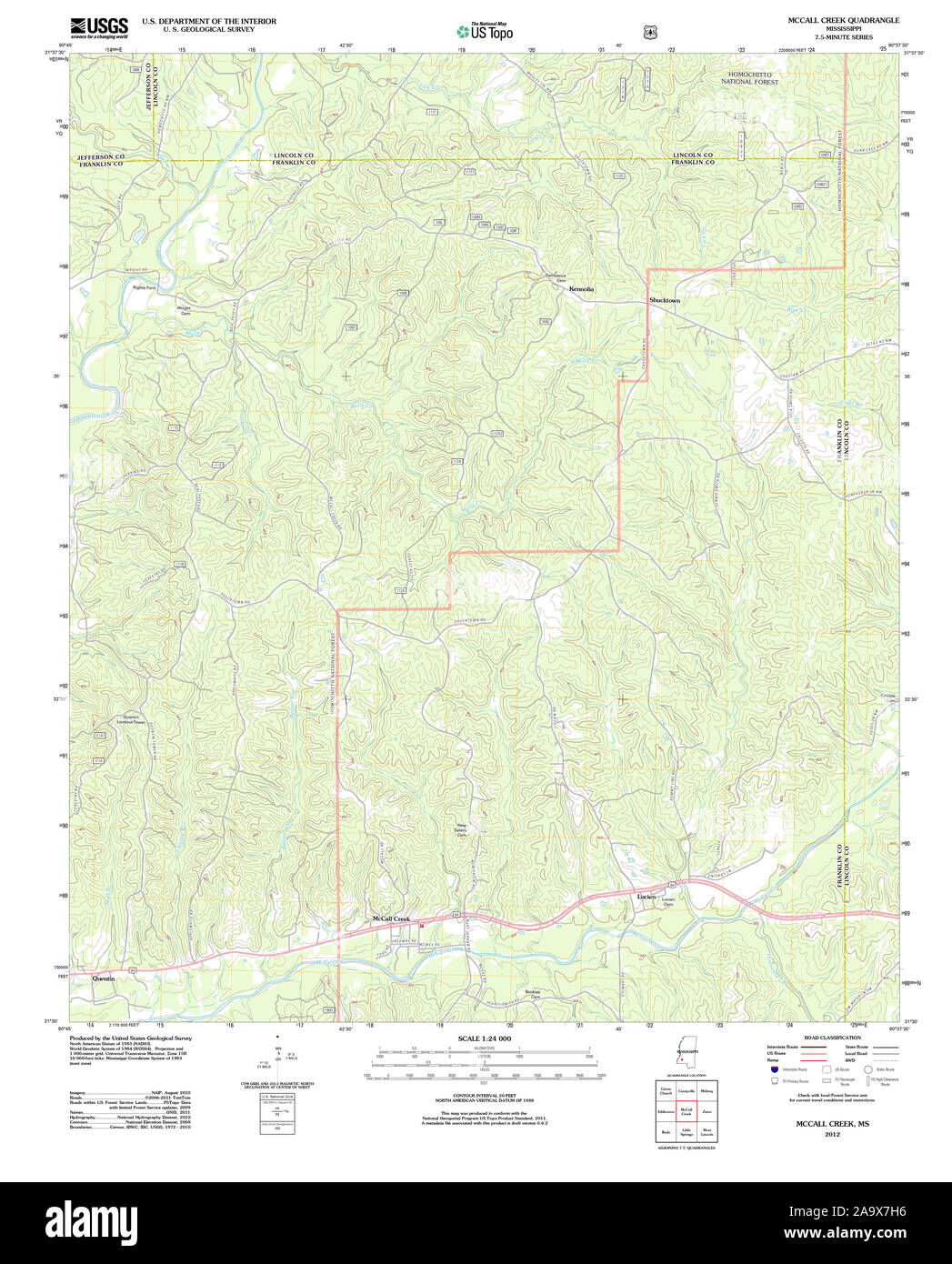 Mccall map hi-res stock photography and images - Alamy