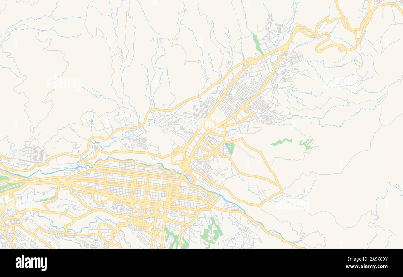 Printable street map of Dosquebradas, Colombia. Map template for ...