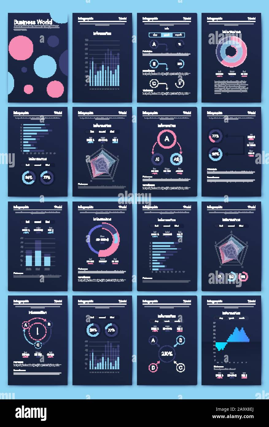 Modern infographic vector elements for business brochures. Use in ...