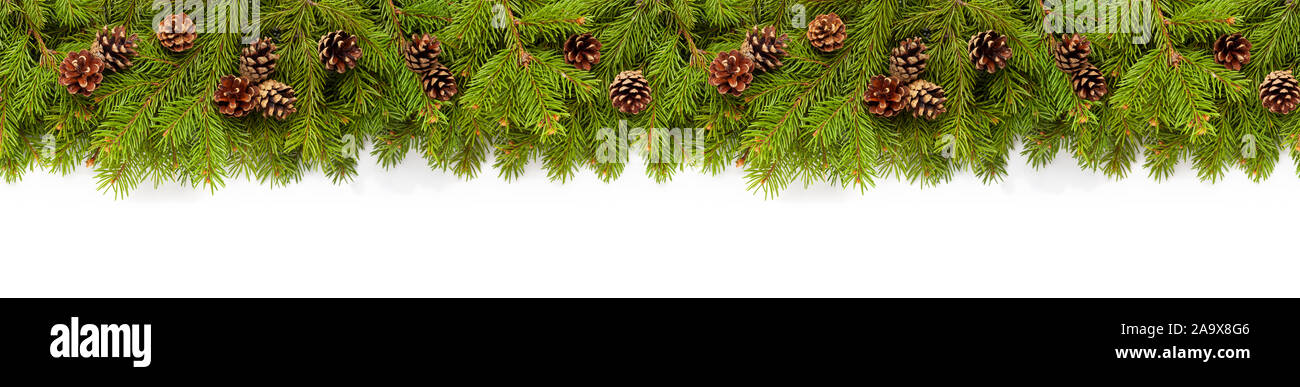 Horizontal christmas border hi-res stock photography and images - Alamy