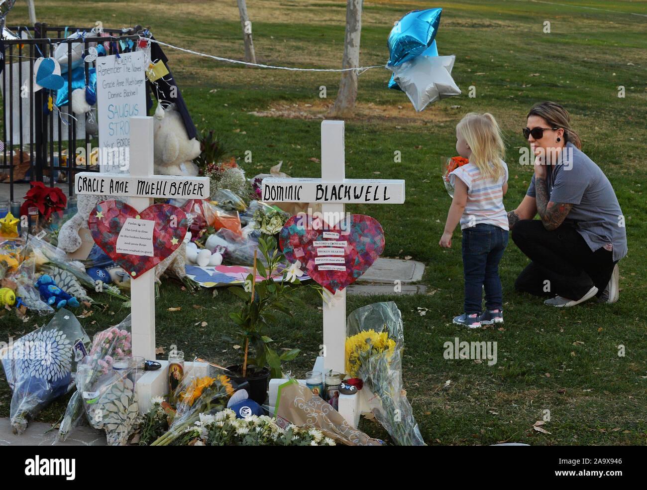 Santa Clarita, United States. 17th Nov, 2019. Residents and students ...