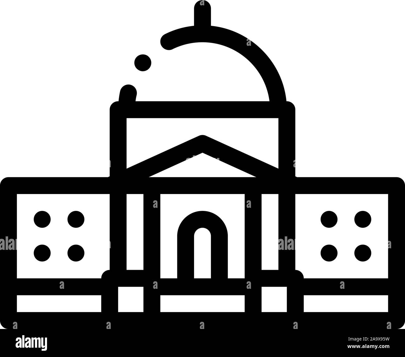 Congress Icon Vector Outline Illustration Stock Vector Image & Art - Alamy