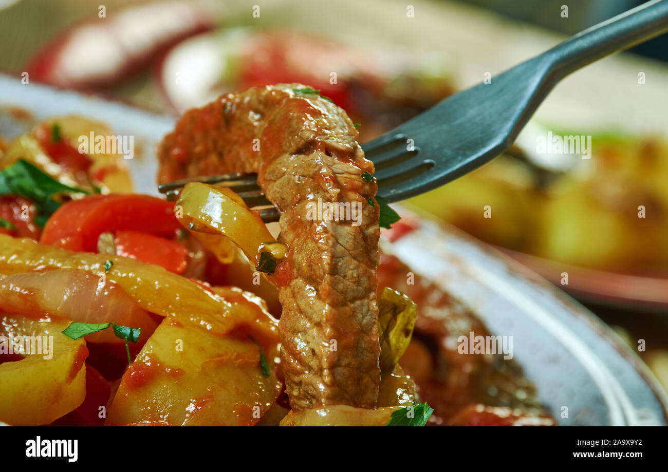 Pierna de res a la cazuela, Costa Rica beef leg casserole with ...