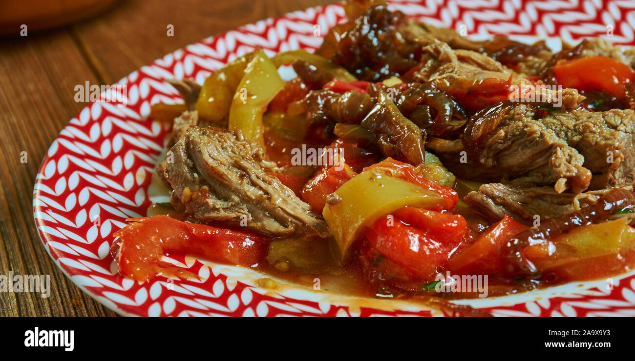 Tinga mixta, Mexican food onion, cilantro, chicken tinga, two sunny ...