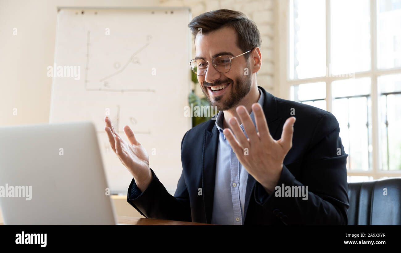 Happy smiling excited winner amazed hi-res stock photography and images ...