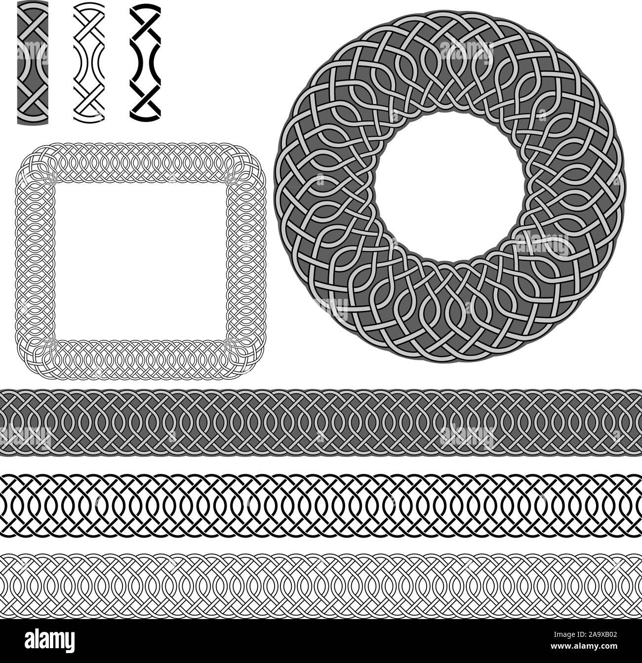 Brush pattern elements Stock Vector Image & Art - Alamy