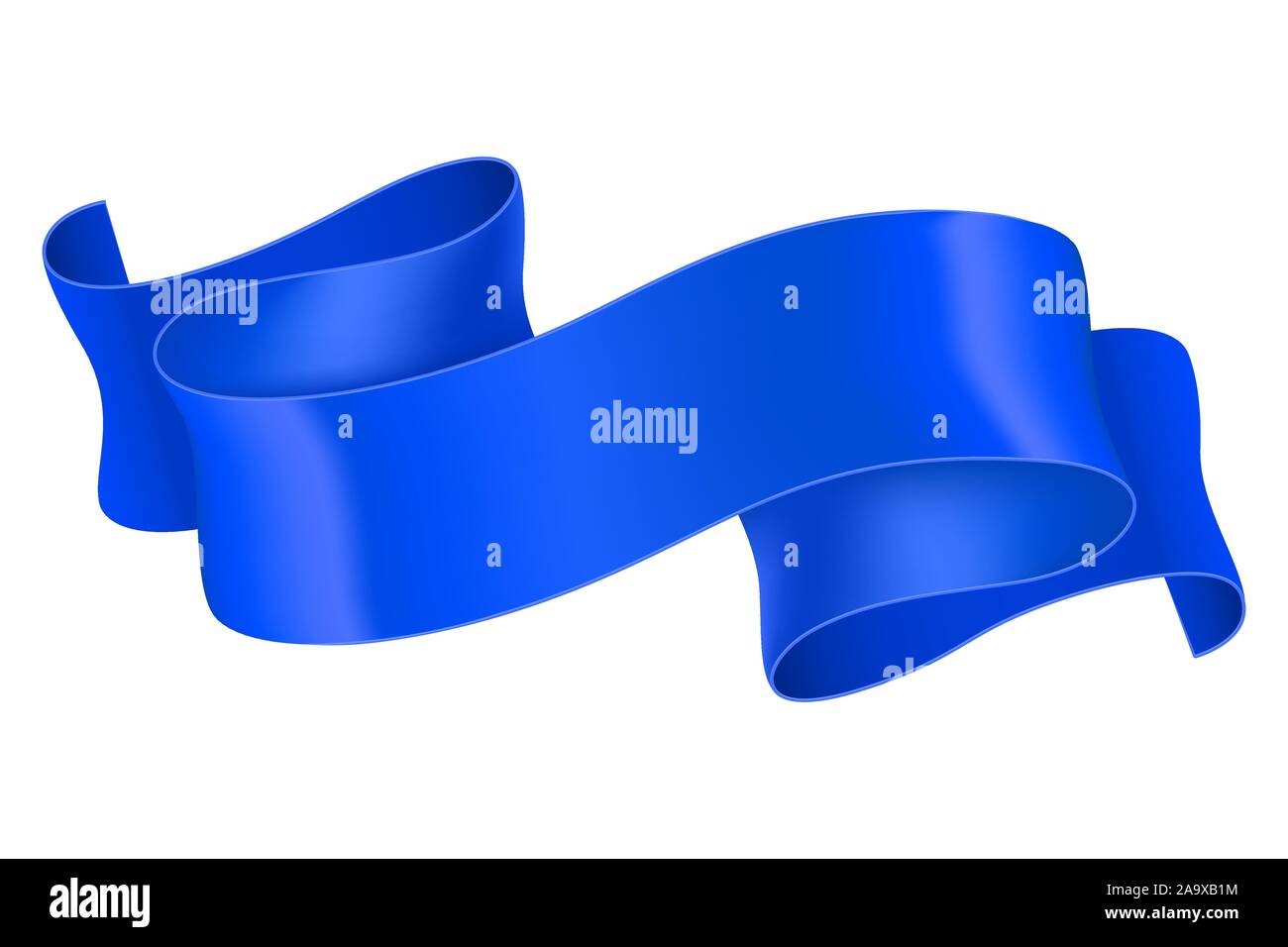 Blue ribbon banner Stock Vector Image & Art - Alamy