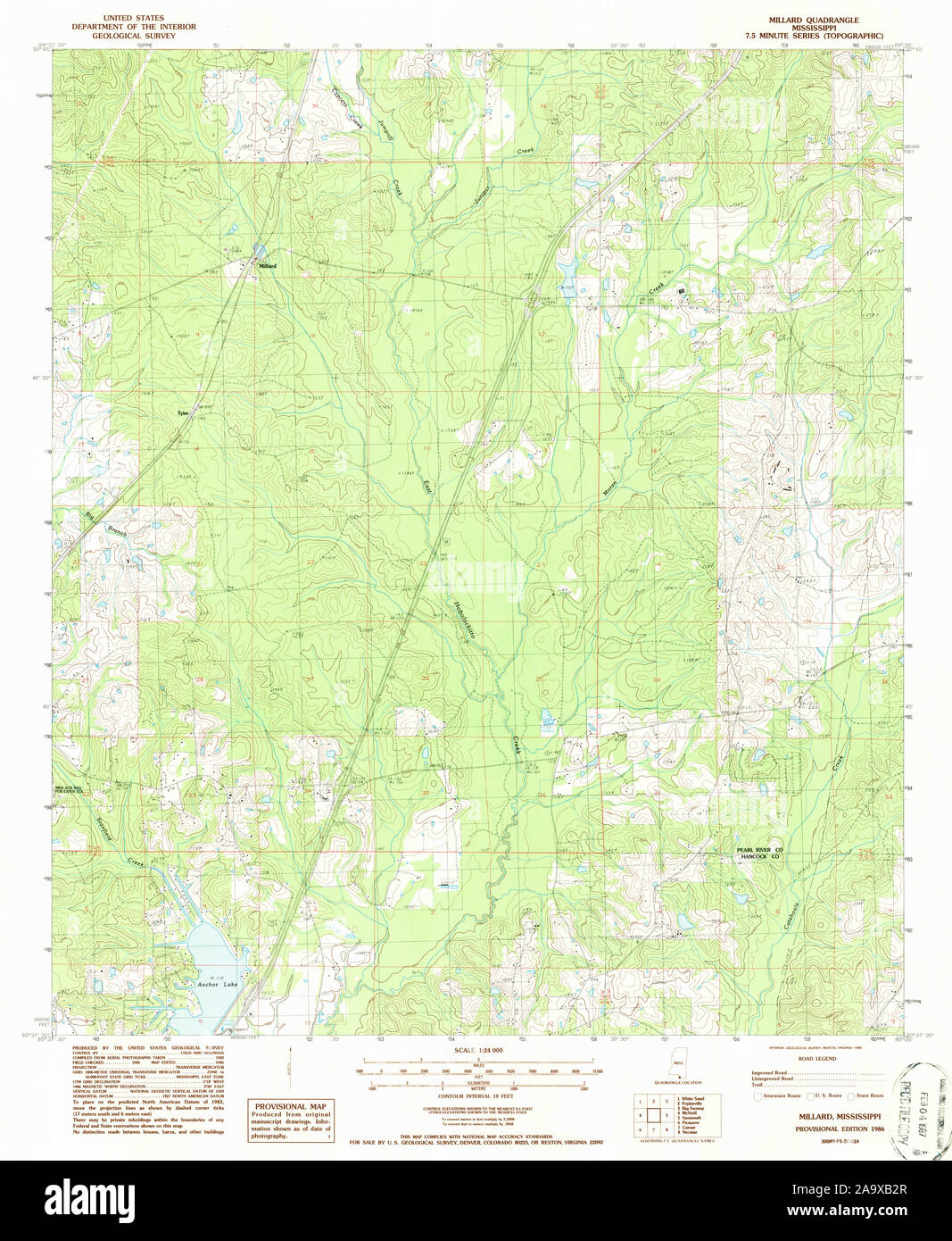 Map of millard hi-res stock photography and images - Alamy