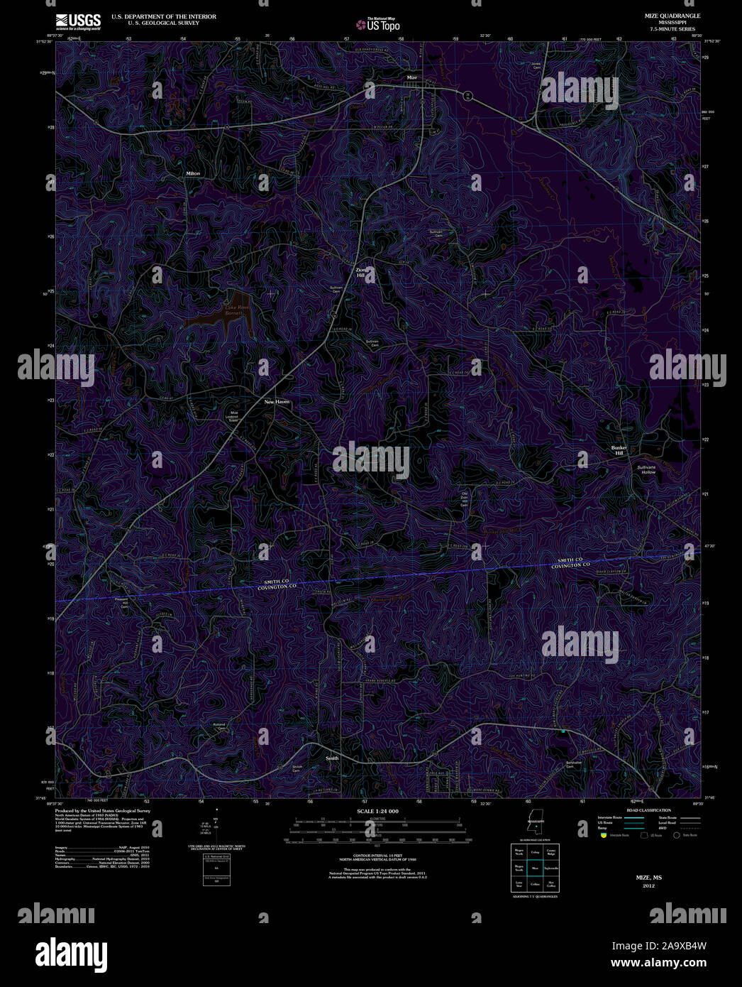 Map of mize hi-res stock photography and images - Alamy
