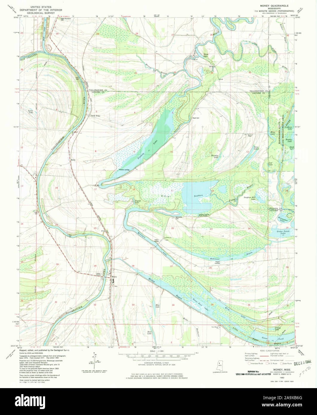 Money, mississippi map hi-res stock photography and images - Alamy